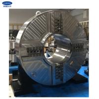 China 110mm 4 Jaw Pneumatic Power Chuck for Laser Pipe Cutter CNC Lathe 0.8KN 400rpm for sale