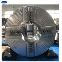 China 110mm 4 Jaw Pneumatic Power Chuck for Laser Pipe Cutter CNC Lathe 0.8KN 400rpm for sale