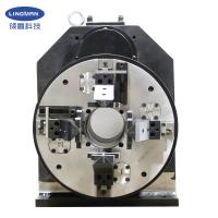 China Lingman 86mm Jaw Stroke Pneumatic Chuck for Laser Tube Cutting 0.6KN Clamping Force 0.3-0.9MPa for sale