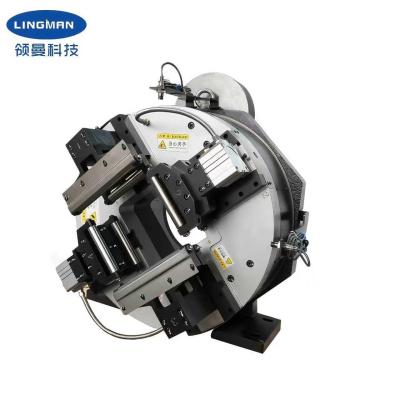 China Lingman Classic High-precision Zero-tail Full-stroke Pneumatic Square Hole Chucks For Laser Cutting Machines for sale