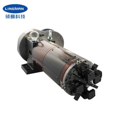 China Hollow Four-Jaw Feeding Chuck 70mm Stroke 0-220mm Clamping for Laser Tube Cutting for sale