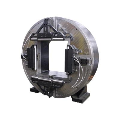 China Heavy Duty Pneumatic Laser Chuck 640mm Full Stroke 25KN for Fiber Pipe Cutting Machine for sale