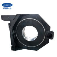 China LINGMAN Beut Large Hollow 640mm Laser Rotary Front Chuck 25KN Clamping Force for Pipe Cutting for sale