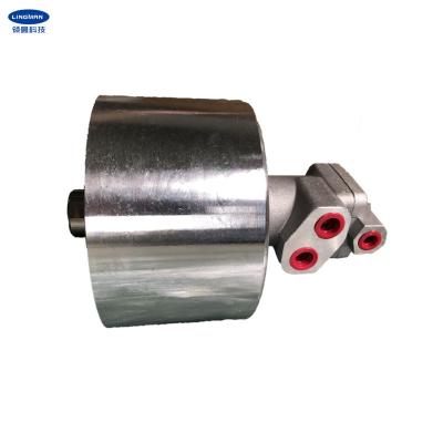 China Lingman F245DF 4-Jaw Laser Rotary Chuck 2.0KN Clamping Force 0.05mm Accuracy 150r/min for sale