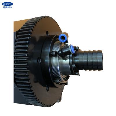 China Lingman F245DF Laser Rotary Chuck 315mm Center Height 236mm Jaw Stroke 0.05mm Accuracy for Pipe Cutting for sale