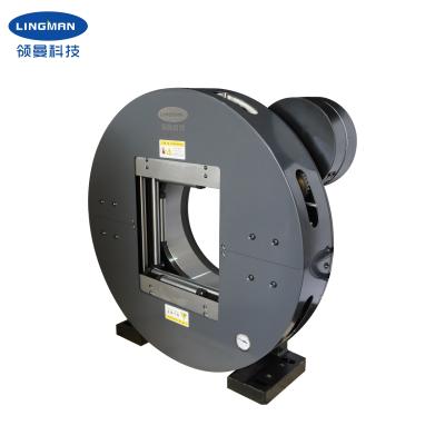China Pneumatic Laser Rotary Chuck 230mm Jaw Stroke 2KN Clamping Force for Tube Cutting for sale