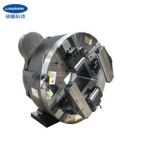 China Pneumatic Laser Rotary Chuck 230mm Jaw Stroke 2KN Clamping Force for Tube Cutting for sale