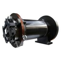 China Pneumatic Laser Rotary Chuck 230mm Jaw Stroke 2KN Clamping Force for Tube Cutting for sale