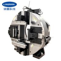 China Lingman F265DF Four-Jaw Dual-Action Chuck 6-265mm Clamping Range for CNC Pipe Cutting for sale
