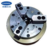 China Lingman Lightweight Large Bore High Speed Three-jaw Pneumatic Chuck for Laser Cutting for sale