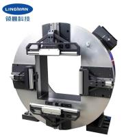 China Lingman Heavy Duty 640mm Square Hole Full Range Chuck High Precision 0.15mm for CNC Tube Cutting for sale