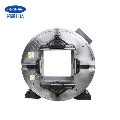 China 640mm Large Hollow Laser Rotary Chuck with 25KN Clamping Force for Industrial Pipe Cutting for sale