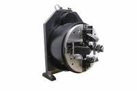 China Pneumatic Laser Chuck with 245mm Hollow Size 2KN Clamping Force and 350mm Central Height for Laser Pipe Cutting for sale
