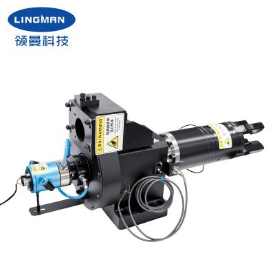 China 4 Jaw Synchronized Feeding Chuck With Through-Center Wiring For Automated Bar & Tube Feeding For Laser Tube Cutting Lathe Automation for sale