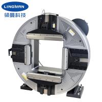 China Roller Style High Efficiency Square Hollow Laser Pneumatic Rotary Chuck For Tube Cutting Machine for sale