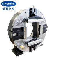 China Roller Style High Efficiency Square Hollow Laser Pneumatic Rotary Chuck For Tube Cutting Machine for sale