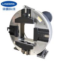 China 4 Jaw Lathe Chuck Front Mount Self Centering Full Travel Main Chuck Square Hole Type for sale