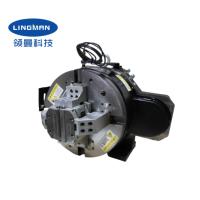 China Lingman Four-jaw Double-action Chuck F325E Featuring High Precision and Stability Widely Compatible with Laser Pipe Cutting for sale