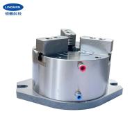 China Vertical Hollow Chuck Pneumatic Chuck LM160HAL Milling Machine Pipe Clamp Cnc 3 Jaw 125mm Chuck Built-in Power Cylinder for sale