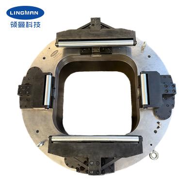 China Lingman 760 Large-Bore Heavy-Duty Hydraulic Chuck, 210 Mm Diameter Stroke, Three-Position Adjustable Jaws; Used For Laser Cutting; Hydraulic Chuck With Extra-Large Clamping Force; Maximum Load 4 Tons. for sale