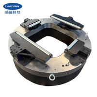 China Lingman 760 Large-Bore Heavy-Duty Hydraulic Chuck, 210 Mm Diameter Stroke, Three-Position Adjustable Jaws; Used For Laser Cutting; Hydraulic Chuck With Extra-Large Clamping Force; Maximum Load 4 Tons. for sale