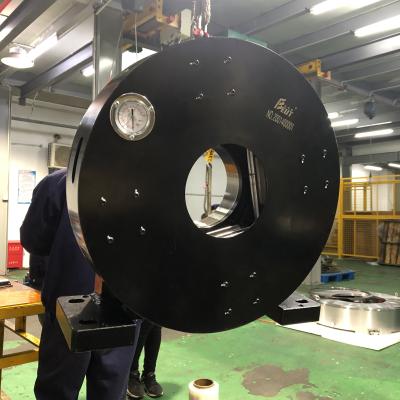 China ISO9001 Pneumatic Rotary Chuck Clamp G400J-165 for Laser Tube Cutting with 140mm Stroke and 500 RPM for sale
