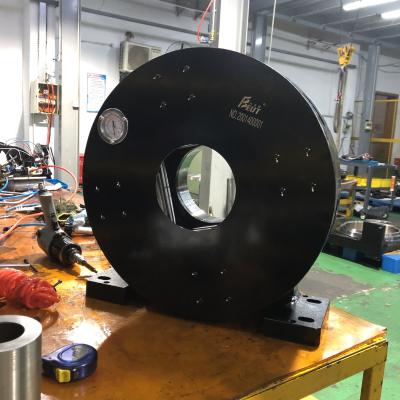 China Double Acting Pneumatic 4 Jaw Independent Chuck 100mm Stroke for Laser Tube Cutting Equipment for sale
