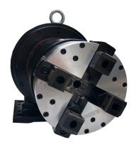 China W165J Laser Rotary Chuck 500r/min Limit Speed Φ10-Φ165 Clamping Range for Tube Cutting for sale