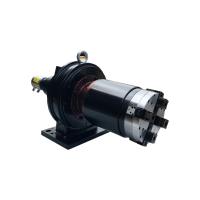 China Stable Clamping Force Four Jaw Double Acting Feeding Chuck For Laser Cutting Machine for sale