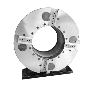 China G500S Manual Rotary Pneumatic Collet Chuck Holder with 160mm Claw Stroke and 500 RPM Limit Speed for Laser Cutting Machines for sale