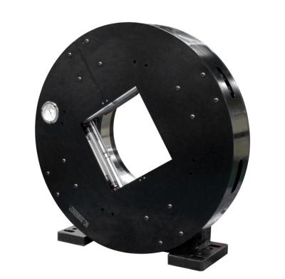 China G400JF Pneumatic Chuck Rotary Attachment - 500 RPM Square Opening for CNC Lathe & Laser Tube Cutting for sale