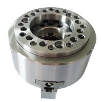 China KT06-3 Stainless Steel 3-Jaw Power Chuck for CNC Lathe - 168mm Max Clamping, 12mm Stroke for sale