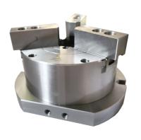 China BK200TQ 3-Jaw Steel Pneumatic Chuck for Pipe Thread Machines - 210mm Clamping Range, 2100 RPM Speed for sale