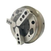 China BK200TQ Stainless Steel 3-Jaw Pneumatic Lathe Chuck 4.7mm Jaw Stroke 2000rpm Speed for CNC Machines for sale