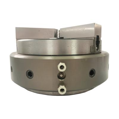 China BK200TQ Stainless Steel 3-Jaw Pneumatic Lathe Chuck 4.7mm Jaw Stroke 2000rpm Speed for CNC Machines for sale