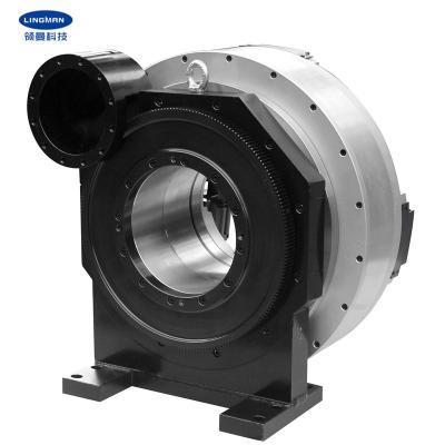 China G800D-360 Single Bearing Pneumatic Rotary Chuck for Laser Pipe Cutting - 15-360mm Clamping Range, 4.1KN Force for sale
