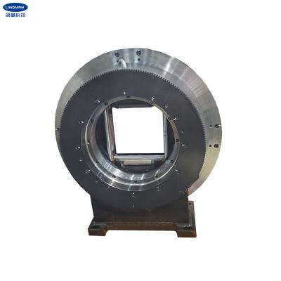 China 360mm Double Acting Pneumatic Chuck for Laser Steel Pipe Cutting 4.5KN 500rpm for sale