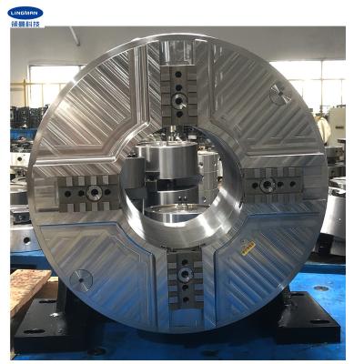 China G400B-165 165mm 4 Jaw Power Chuck for CNC Lathe & Laser Pipe Cutter - 1.2KN Clamping Force, 250r/min Speed for sale