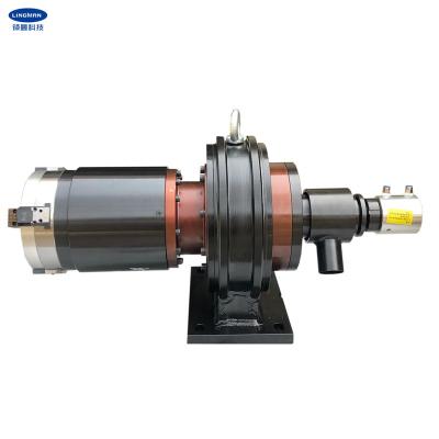 China W165J 4 Jaw Solid CNC Rotary Chuck for Laser Pipe Cutting - 500rpm Speed, 4.3KN Clamping Force, 10-165mm Range for sale