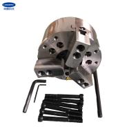 China Stainless Steel 3 Jaw Hydraulic Chuck for CNC Lathe - 3300 RPM Max Speed, 143.6KN Clamping Force for sale