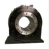 China G500S Manual Rotary Pneumatic Collet Chuck Holder with 160mm Claw Stroke and 500 RPM Limit Speed for Laser Cutting for sale
