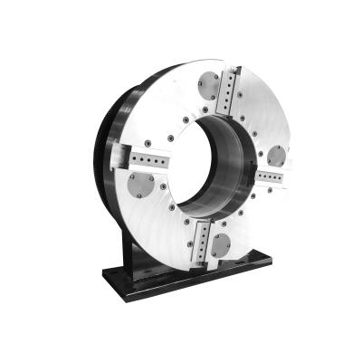 China G400S-165 Manual Rotary Pneumatic Chuck Collet Holder with 140mm Stroke and 160mm Clamping Range for Laser Equipment for sale