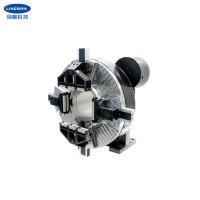 China Double Acting Pneumatic Laser Rotary Chuck G600J-225 for Round Tubes 0-220mm with 350mm Center Height for sale