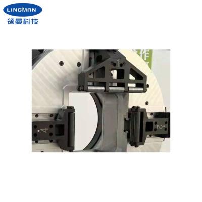 China G620DF-245 High Accuracy Steel Pneumatic Rotary Chuck for Square Tube Laser Cutters 236mm Jaw Stroke 210kg Clamping Force for sale