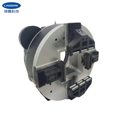 China Stainless Steel Pneumatic Rotary Chuck 236mm Stroke 315mm Center Height for Lathe Grinding Machines for sale