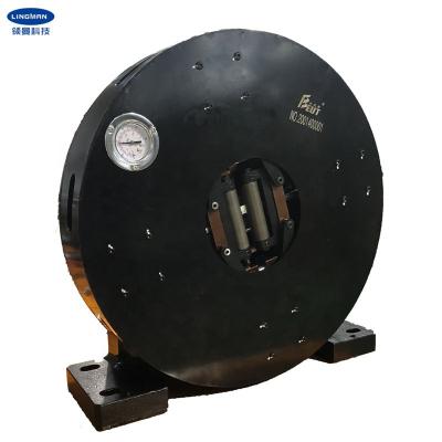 China Automatic Laser Rotary Chuck Double Acting for CNC Fiber Tube Cutter for sale