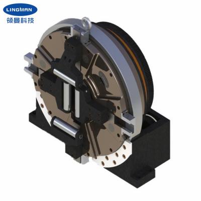 China Laser Pipe Cutter Pneumatic Power Chuck Rotary Four Jaw for sale