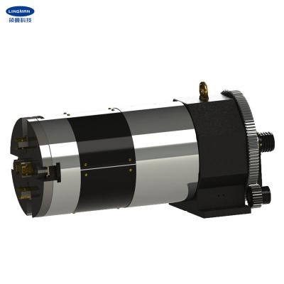 China Power Back Chuck 4 Jaw Pneumatic Feeding Chuck For Laser Pipe Cutting Machine for sale