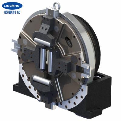 China G500C-225 4-Jaw Pneumatic Rotary Chuck for CNC Pipe Cutting - 225mm Clamping Range, 2.77KN Force for sale