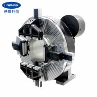 China Square Hole Rotary Pneumatic Main Chuck for Laser Tube Cutting Machines 120mm for sale